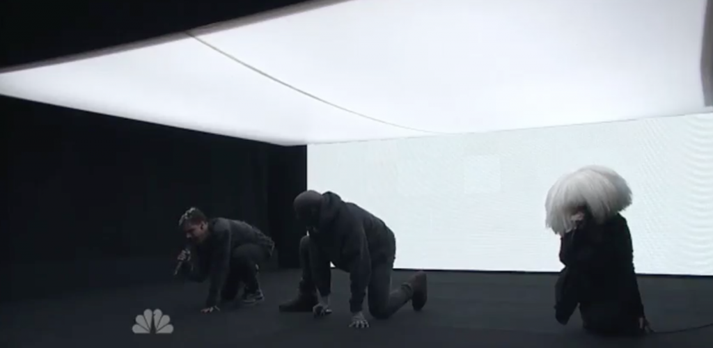 Watch Kanye West, Sia and Vic Mensa Perform 'Wolves' on SNL 40 | RTT